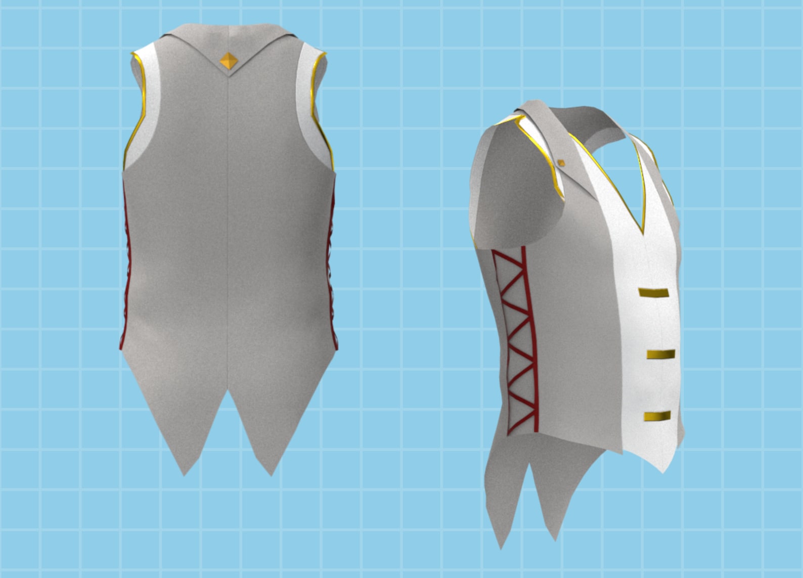 Jayce Jacket and Vest PDF Cosplay Pattern Bundle Arcane - Etsy