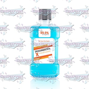 Dragonbreath Mouthwash Bottle Label Printable Template Inspired by ...