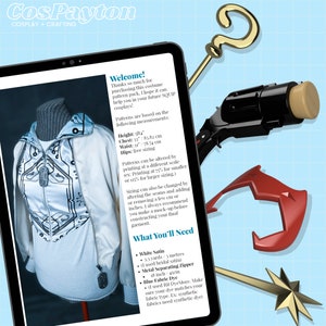 Squip Cosplay Sewing Pattern and Circuit PNG From be More Chill ...