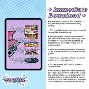 Scarlet Witch's Crown Cosplay Blueprint | Wandavision Inspired ...