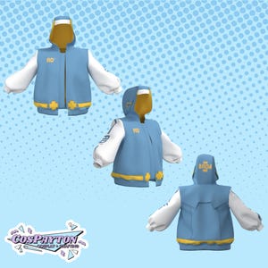 Bridget Jacket PDF Cosplay Pattern | Guilty Gear Inspired Printable ...