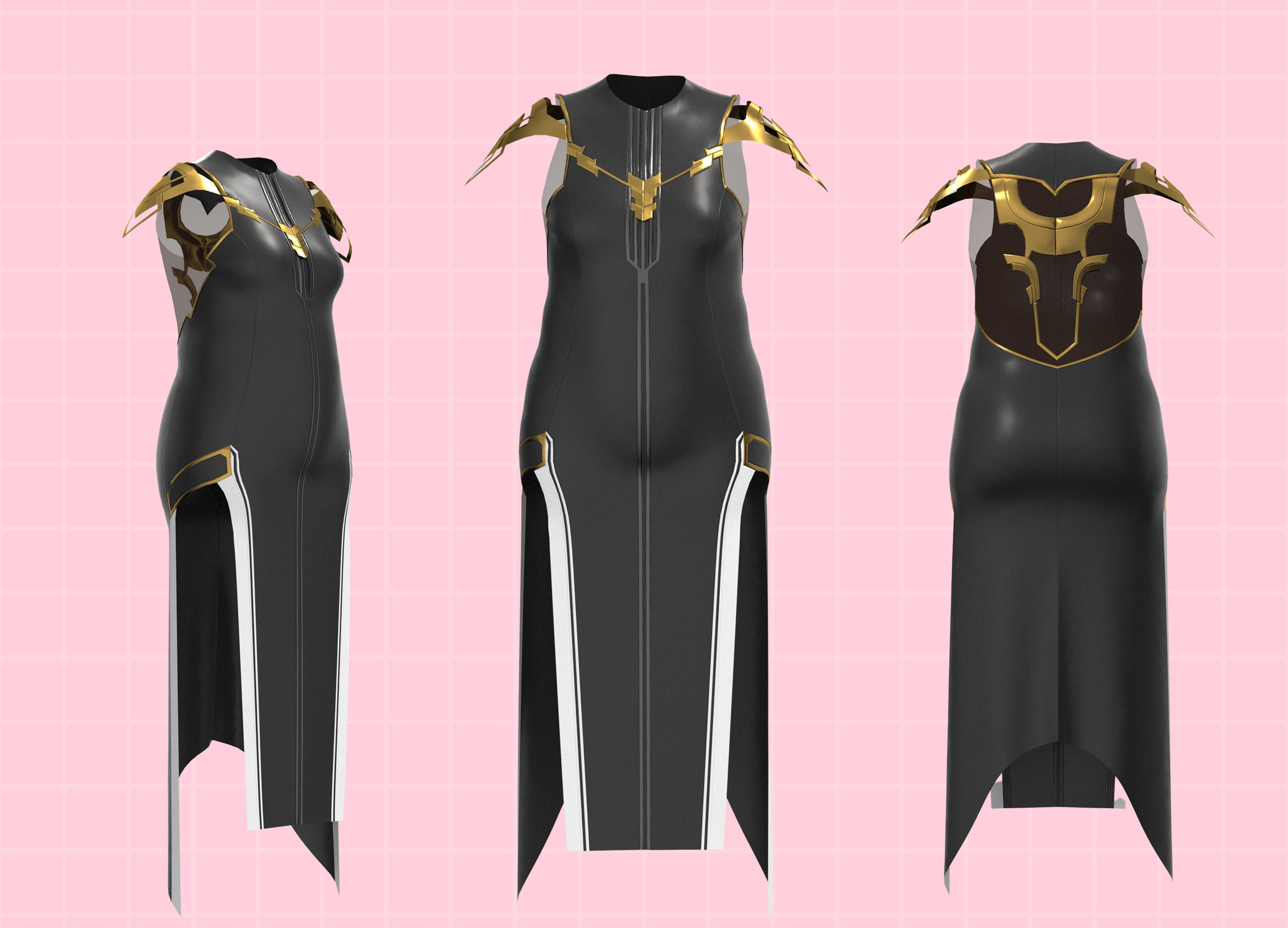 Mel Medarda Dress PDF Cosplay Pattern Arcane Inspired - Etsy Australia