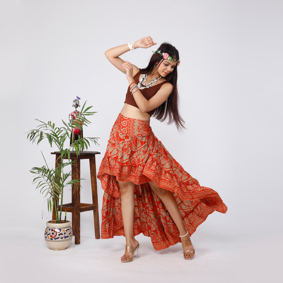 High Low Skirt Short Front and Long Back Skirt High to Low - Etsy