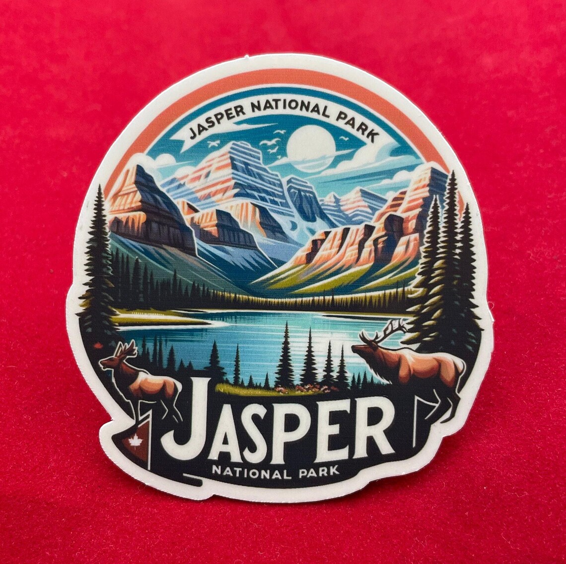 Jasper National Park, Stickers, Waterproof Sticker, Travel Journal ...
