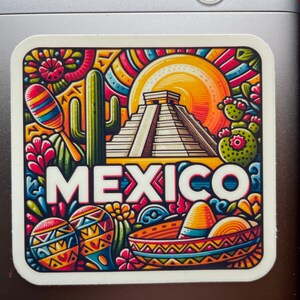 Mexico | Mexico Travel | Mexico Sticker | Waterproof Sticker | Travel ...