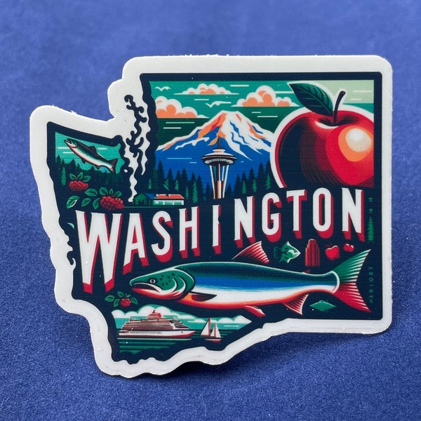 Washington Sticker - Etsy