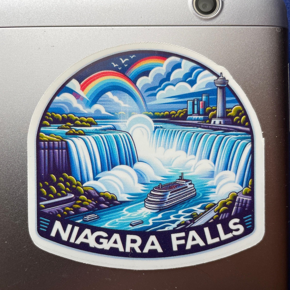 Niagara Falls | Niagara Falls Travel | | Waterproof Sticker | Vintage ...
