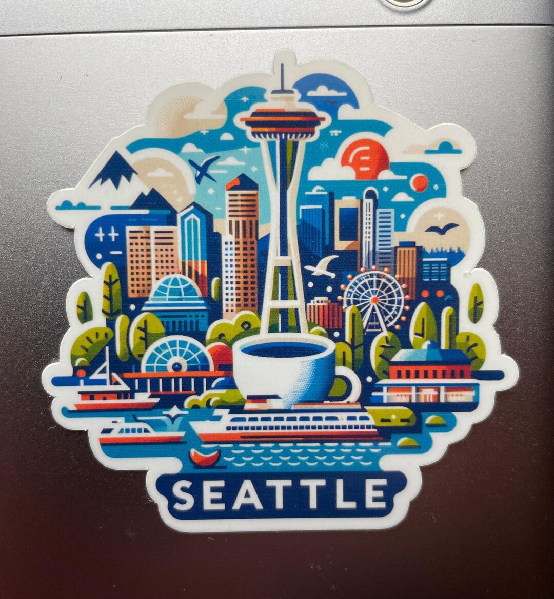Seattle | Seattle Travel | Travel Decal | Waterproof Sticker | Seattle ...