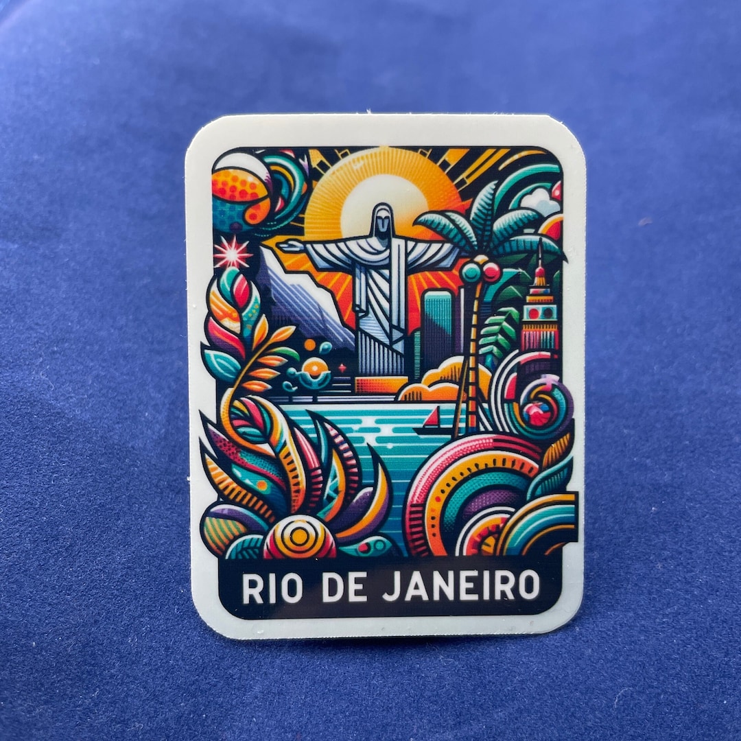 Rio De Janeiro, Stickers, Weatherproof Sticker, Travel Journal ...