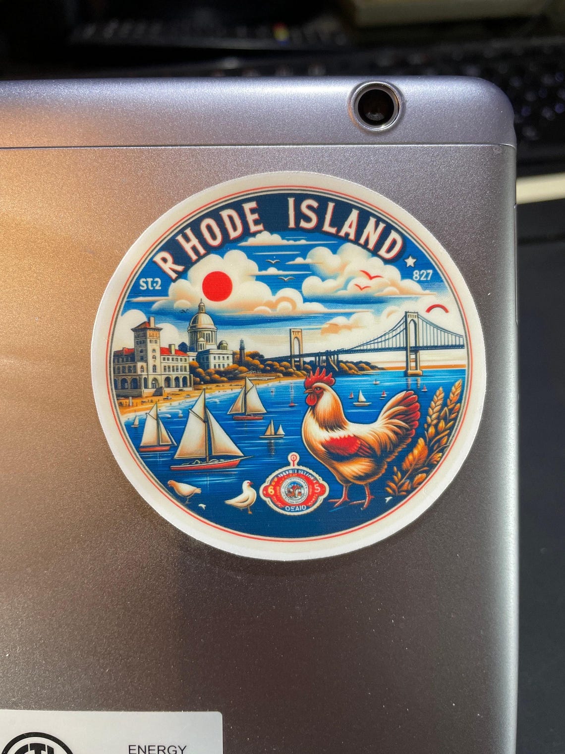 Rhode Island, Stickers, Weatherproof Sticker, Travel Journal, Suitcase ...