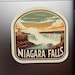 Niagara Falls Vintage Travel Sticker | Waterproof Decal - Etsy