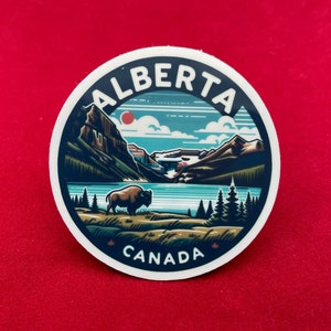 Alberta, Canada, Stickers, Weatherproof Sticker, Travel Journal ...