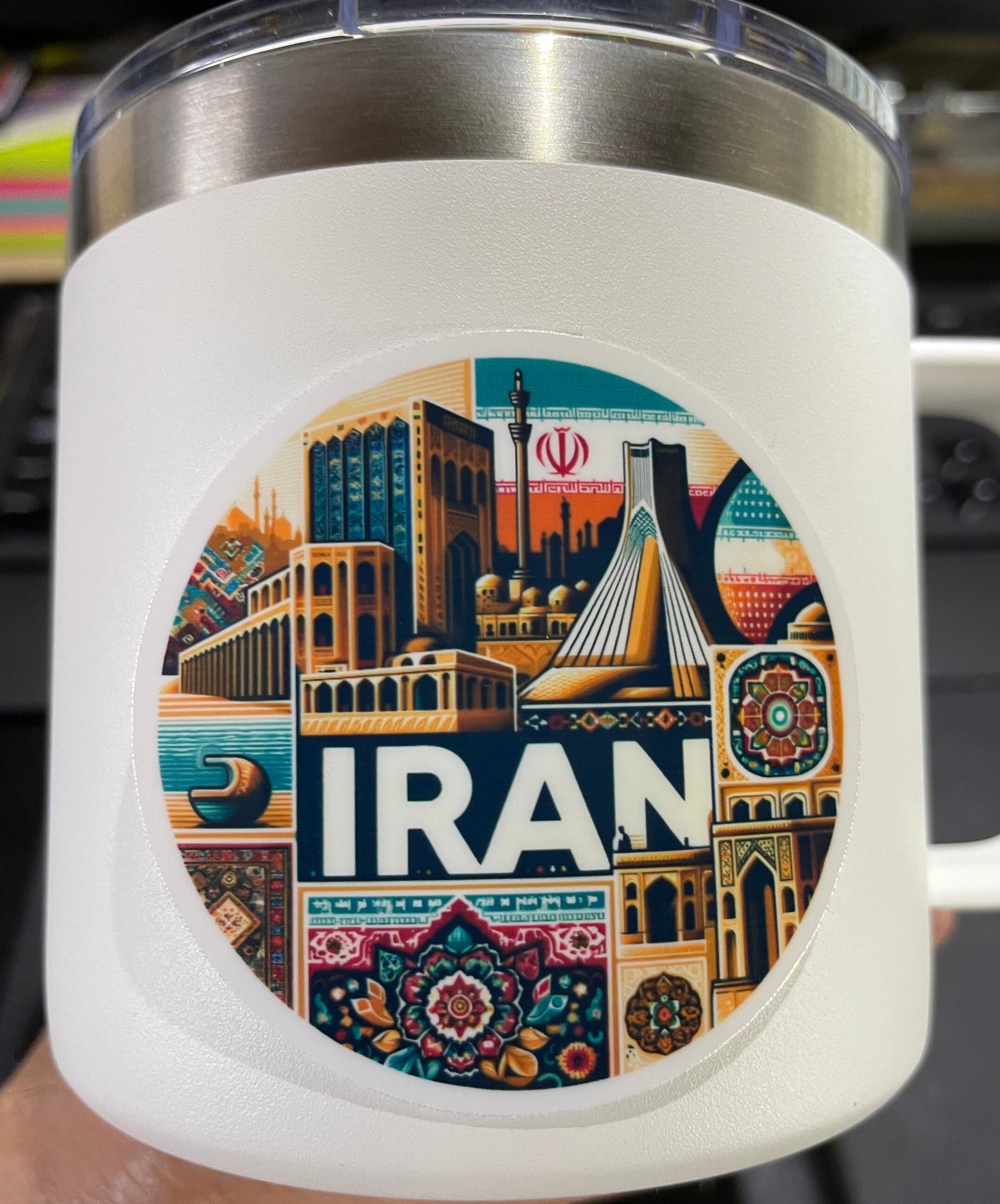 Iran, Stickers, Weatherproof Sticker, Travel Journal, Suitcase Sticker ...