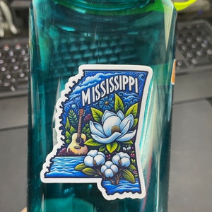 Mississippi, Stickers, Weatherproof Sticker, Travel Journal, Suitcase ...