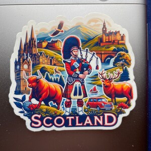 Scotland | Scotland Travel | Scotland Sticker| Waterproof Sticker ...