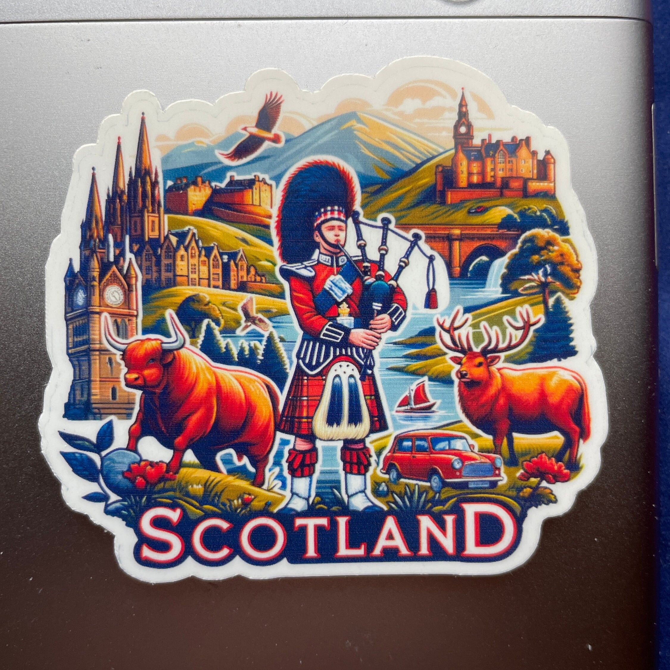 Scotland Scotland Travel Scotland Sticker Waterproof Sticker Travel ...