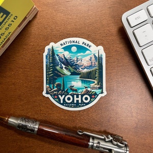Yoho, National Park, Stickers, Weatherproof Sticker, Travel Journal ...