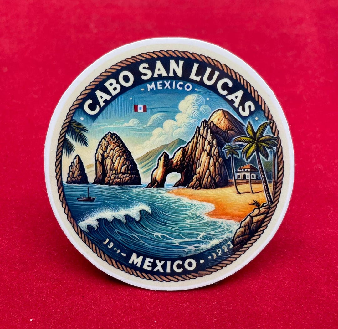 Cabo San Lucas,mexico, Stickers, Weatherproof Sticker, Travel Journal ...