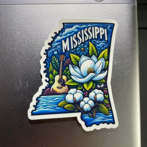 Mississippi, Stickers, Weatherproof Sticker, Travel Journal, Suitcase ...