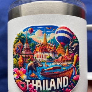 Thailand Thailand Travel Waterproof Sticker Travel Sticker Suitcase ...