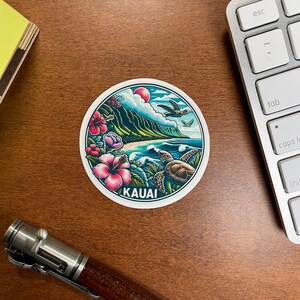 Kauai,hawaii, Stickers, Waterproof Sticker, Travel Journal, Suitcase ...