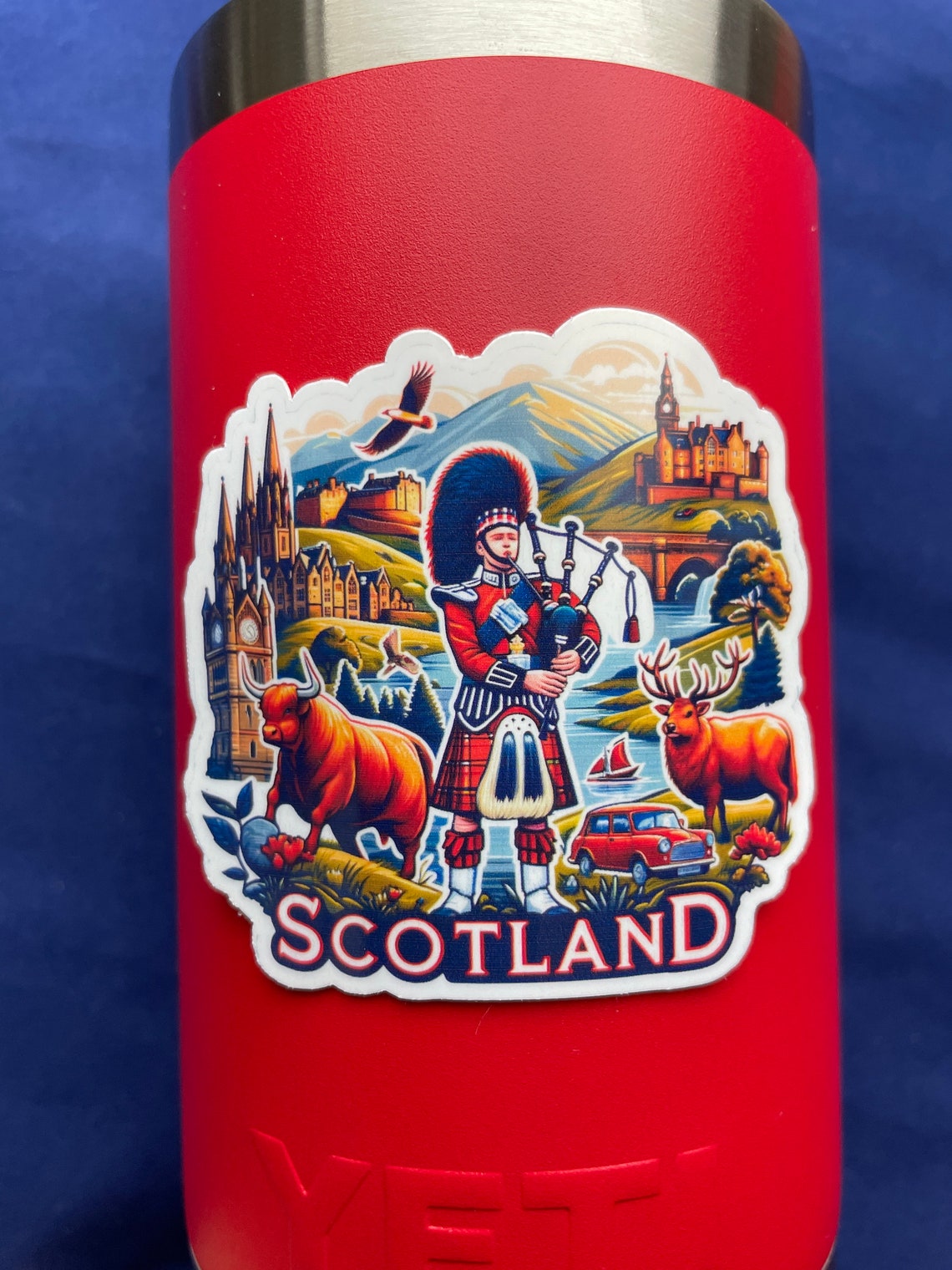 Scotland Scotland Travel Scotland Sticker Waterproof Sticker Travel ...