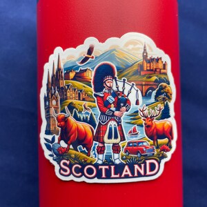 Scotland | Scotland Travel | Scotland Sticker| Waterproof Sticker ...