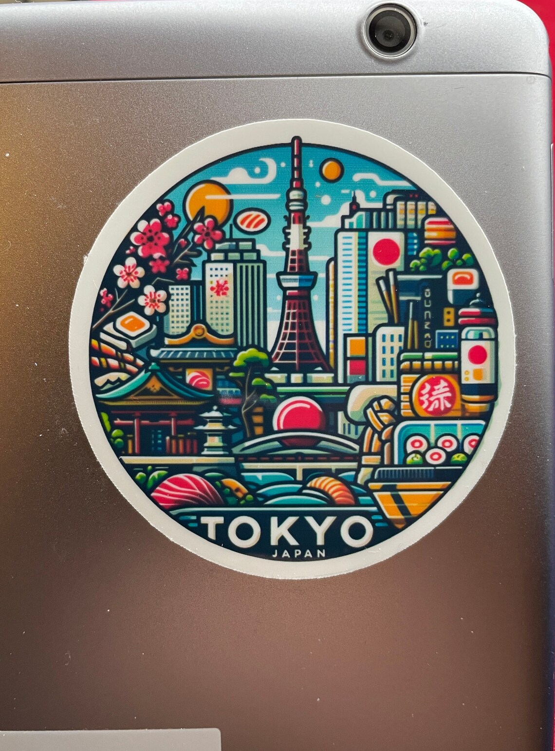 Tokyo, Stickers, Weatherproof Sticker, Travel Journal, Suitcase Sticker ...