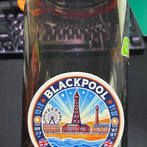 Blackpool, England, Stickers, Weatherproof Sticker, Travel Journal ...