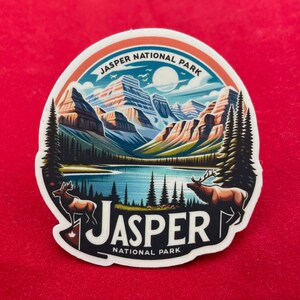 Jasper National Park, Stickers, Waterproof Sticker, Travel Journal ...