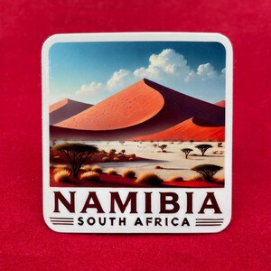 Namibia, South Africa, Weatherproof Sticker, Travel Journal, Suitcase ...
