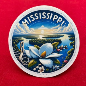 Mississippi, Stickers, Weatherproof Sticker, Travel Journal, Suitcase ...
