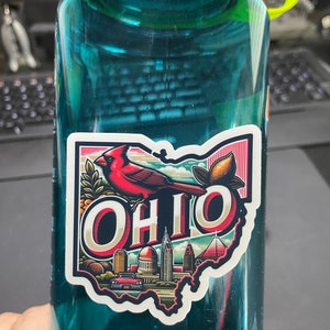 Ohio, Stickers, Weatherproof Sticker, Travel Journal, Suitcase Sticker ...