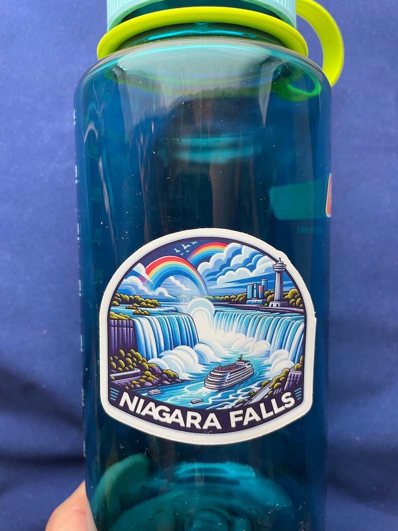 Niagara Falls Niagara Falls Travel Waterproof Sticker Vintage Travel ...
