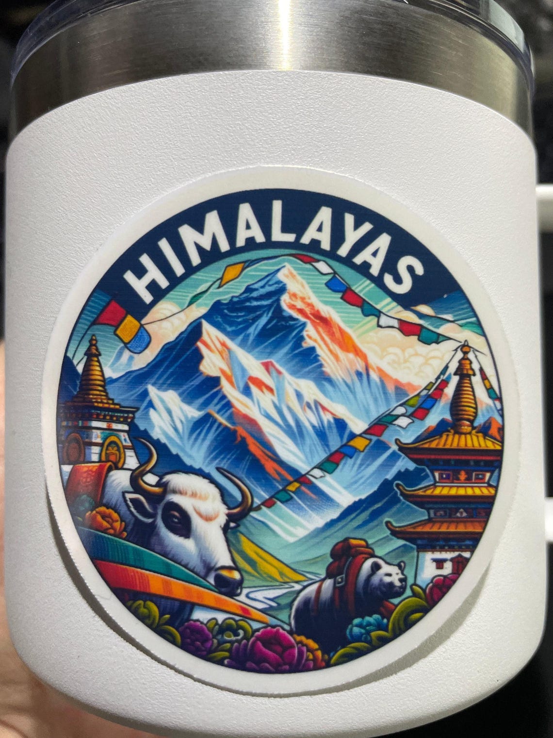Himalayas Travel Sticker, Weatherproof Vinyl Decal - Etsy