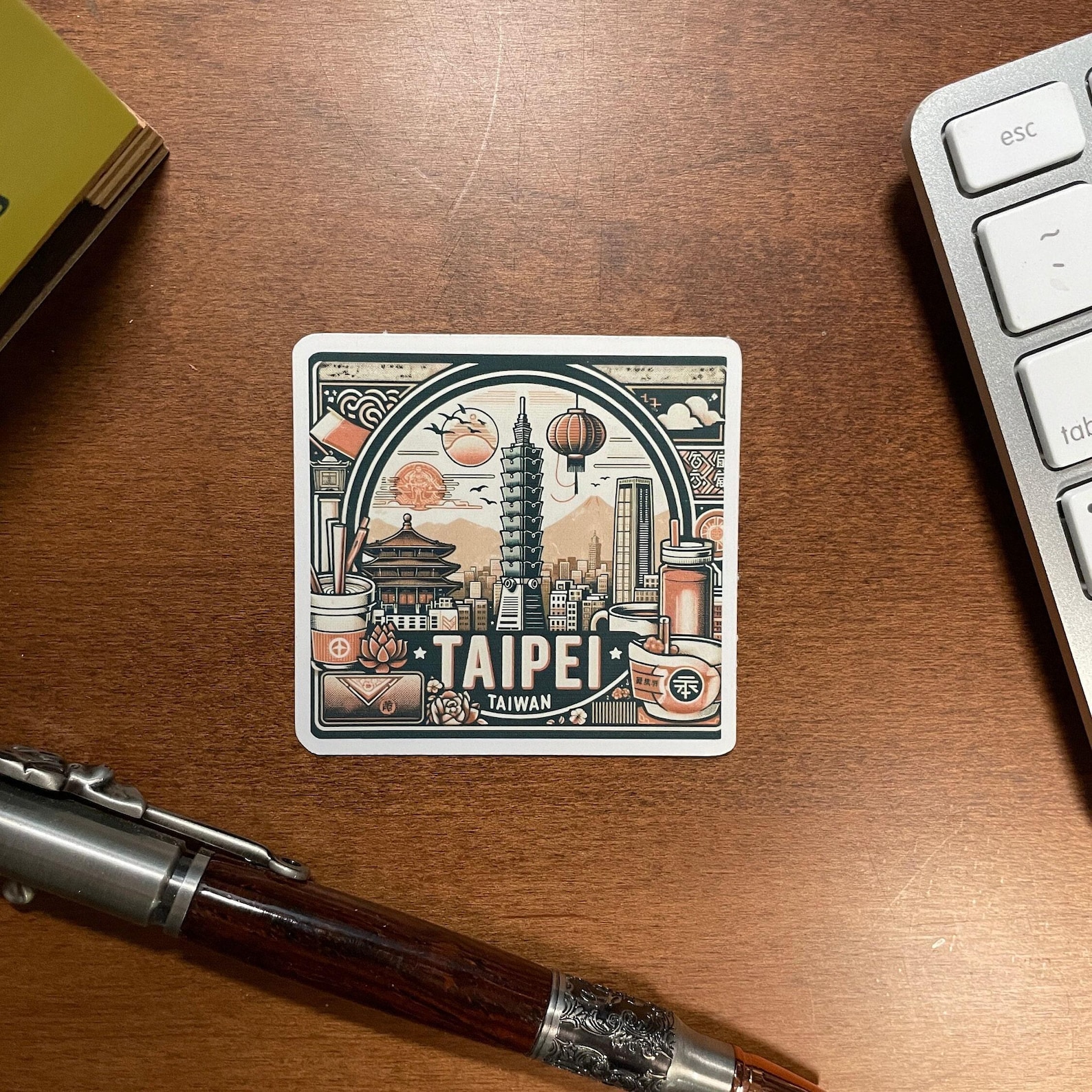 Taipei, Taiwan, Stickers, Weatherproof Sticker, Travel Journal ...