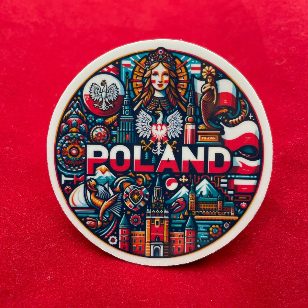 Poland, Stickers, Travel Journal, Weatherproof Sticker, Boarding Pass ...