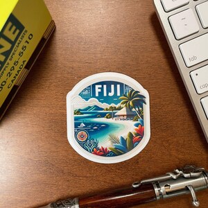 Fiji, Stickers, Travel Journal, Weatherproof Sticker, Boarding Pass ...