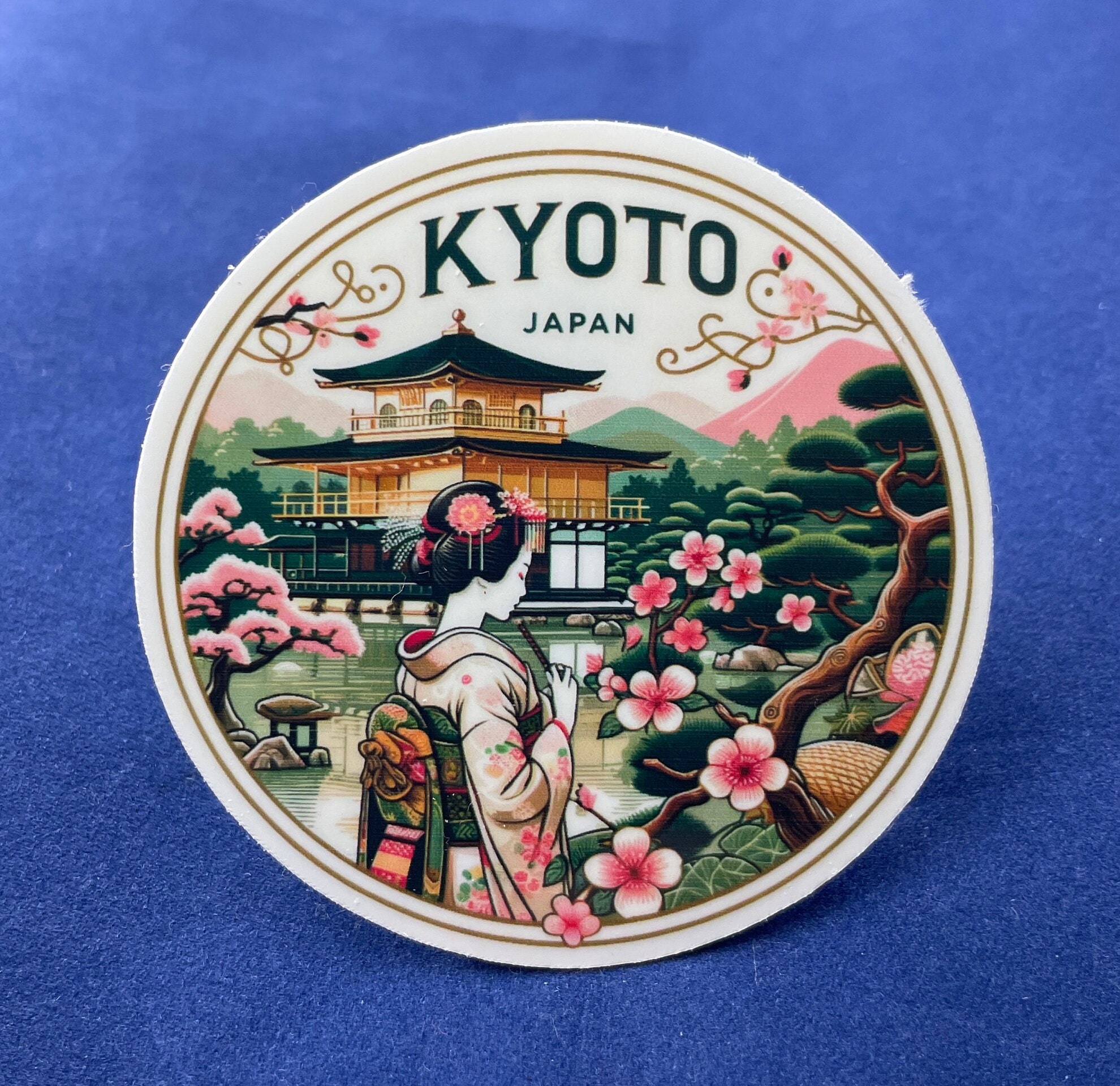 Kyoto, Stickers, Kyoto, Japan, Weatherproof Sticker, Travel Journal ...