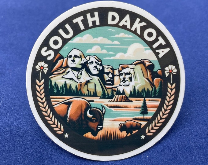 South Dakota Sticker South Dakota Decal Multiple Sizes Bumper Sticker ...