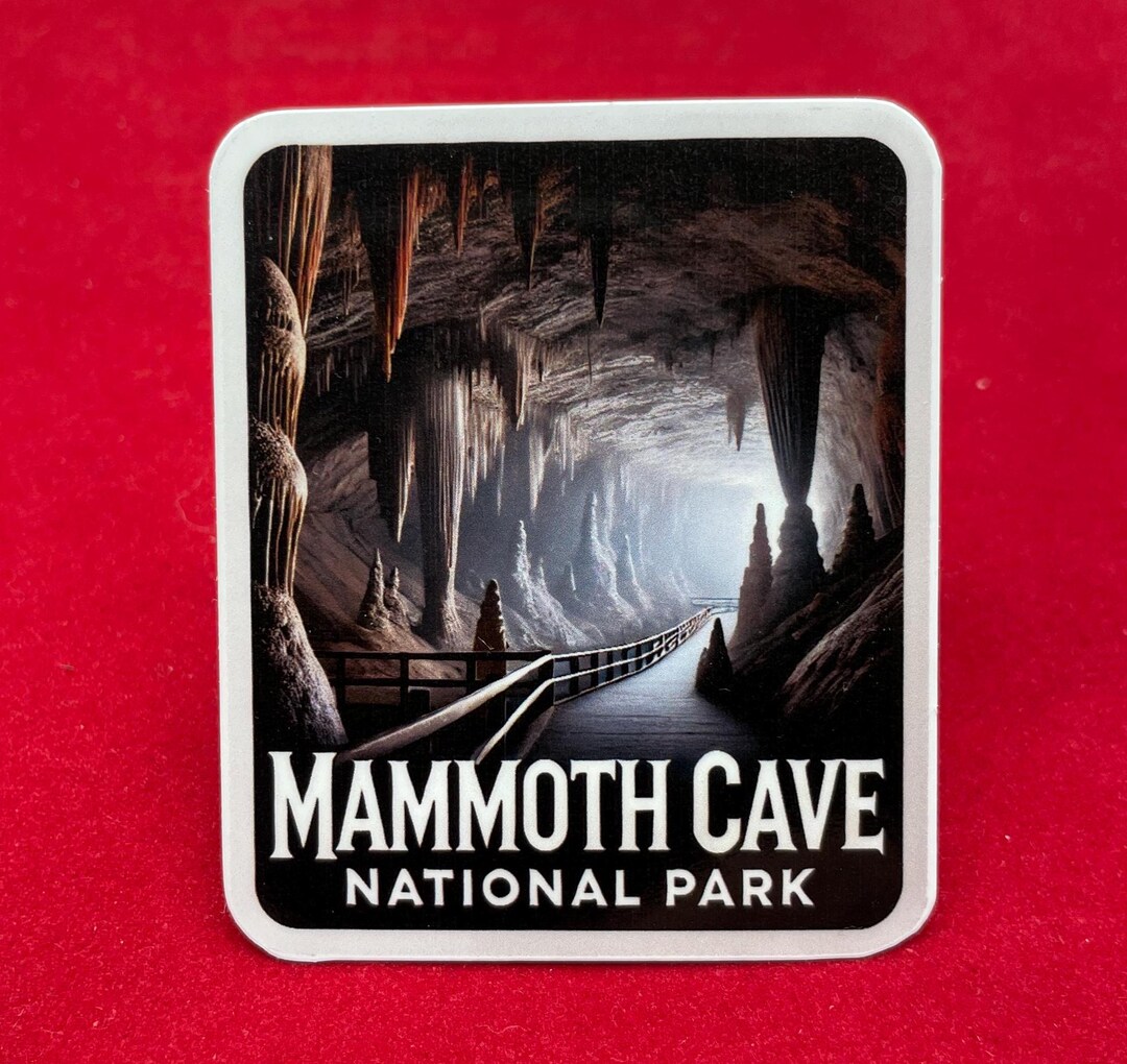 Mammoth Cave, National Park, Stickers, Weatherproof Sticker, Travel ...