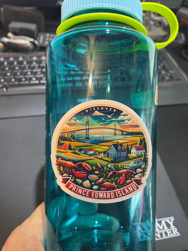 Pei,prince Edward Island, Stickers, Weatherproof Sticker, Travel ...