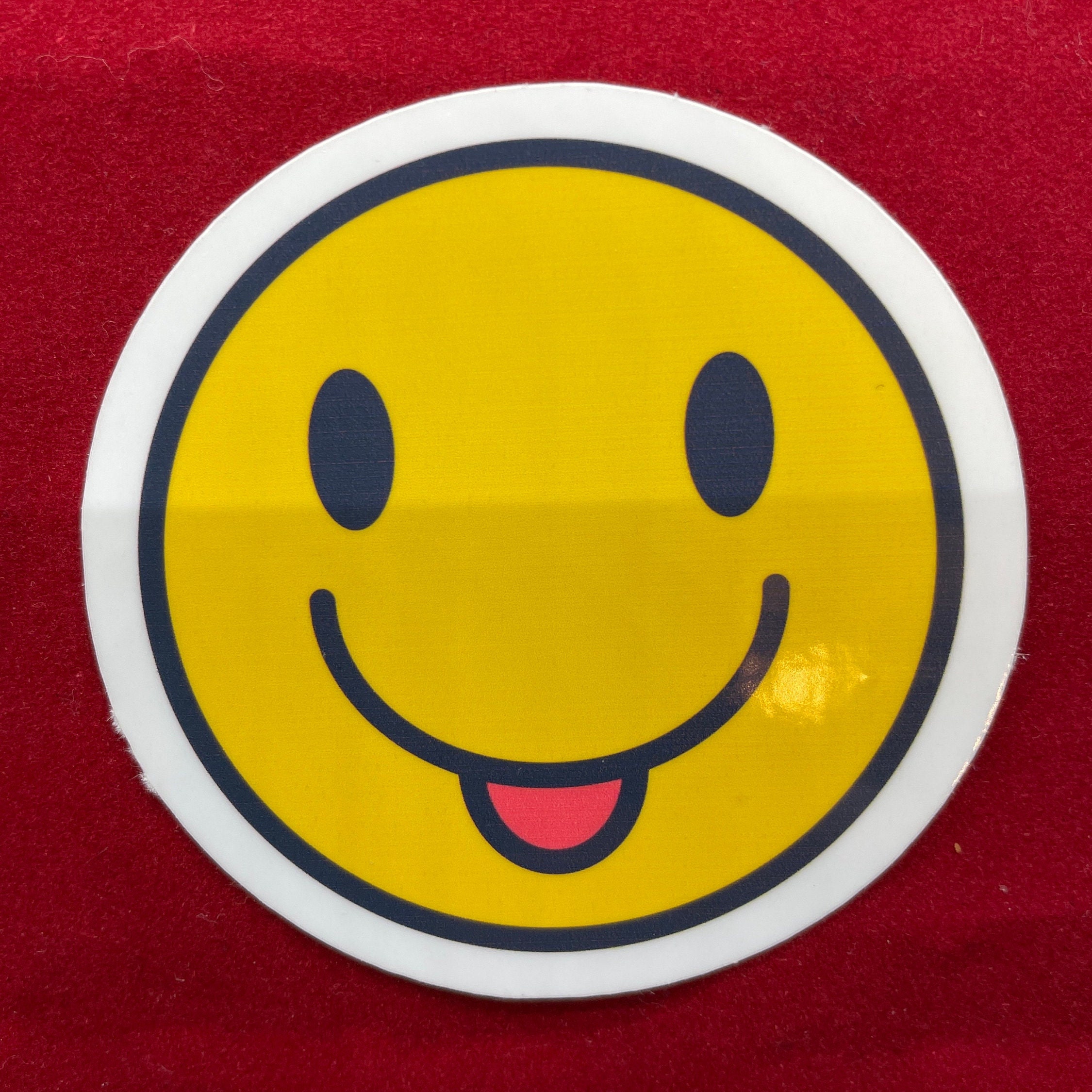 Emoji Emoji Sticker Tounge Out Emoji Sticker Waterproof Sticker Funny ...