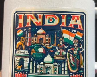 Himalayas, Stickers, Weatherproof Sticker, Travel Journal, Suitcase ...