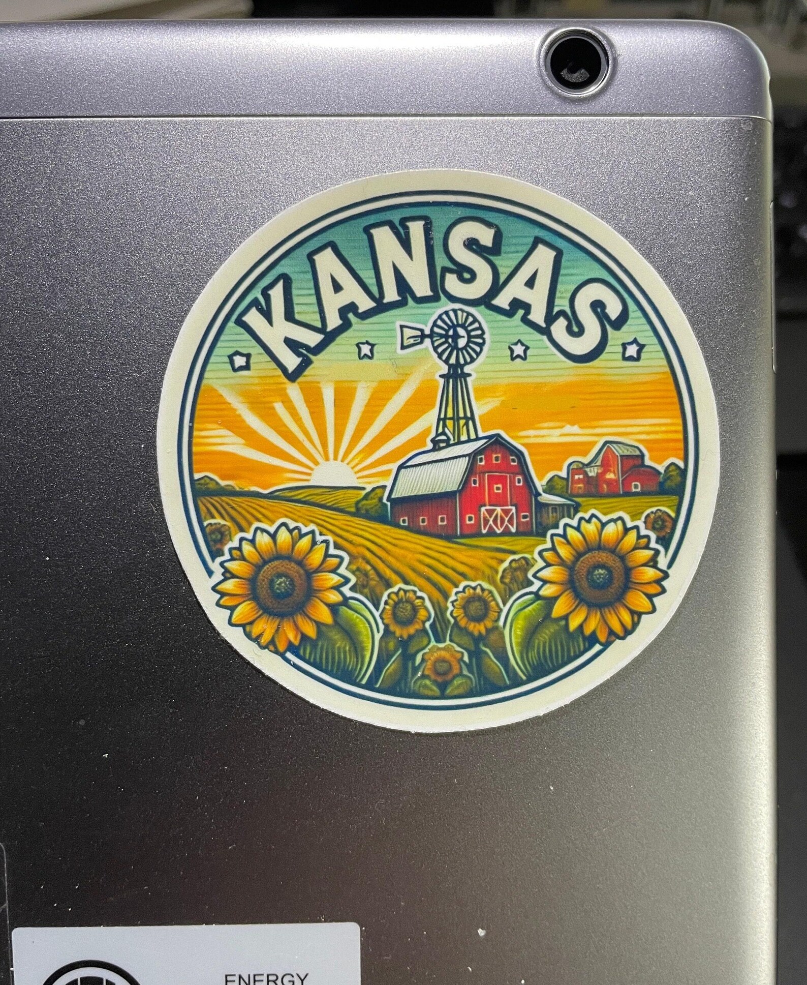 Kansas, Stickers, Weatherproof Sticker, Travel Journal, Suitcase ...