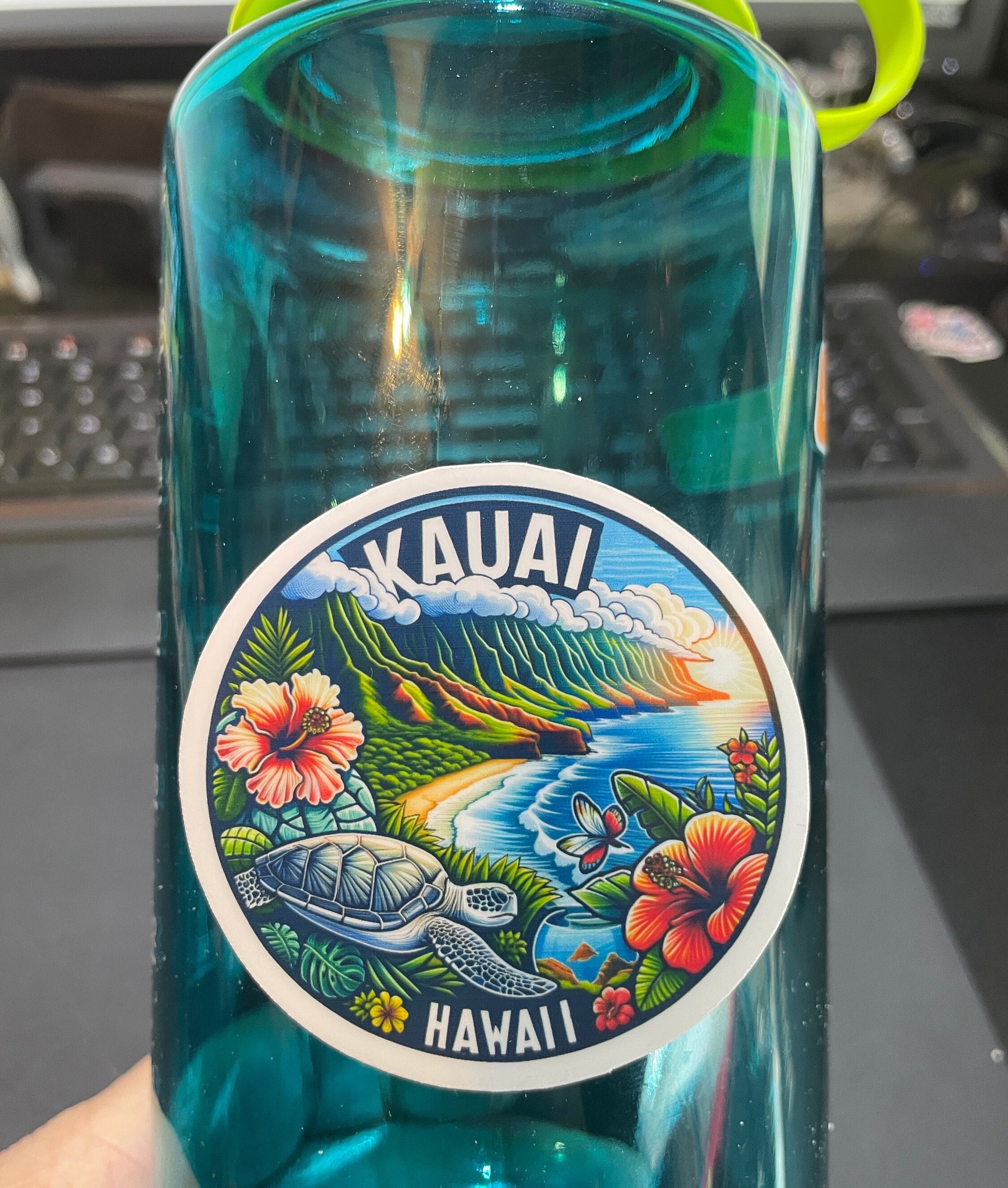 Kauai,hawaii, Stickers, Weatherproof Sticker, Travel Journal, Suitcase ...