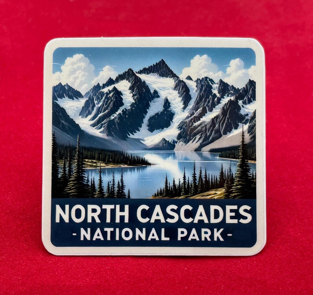 North Cascades, National Park, Stickers, Weatherproof Sticker, Travel ...