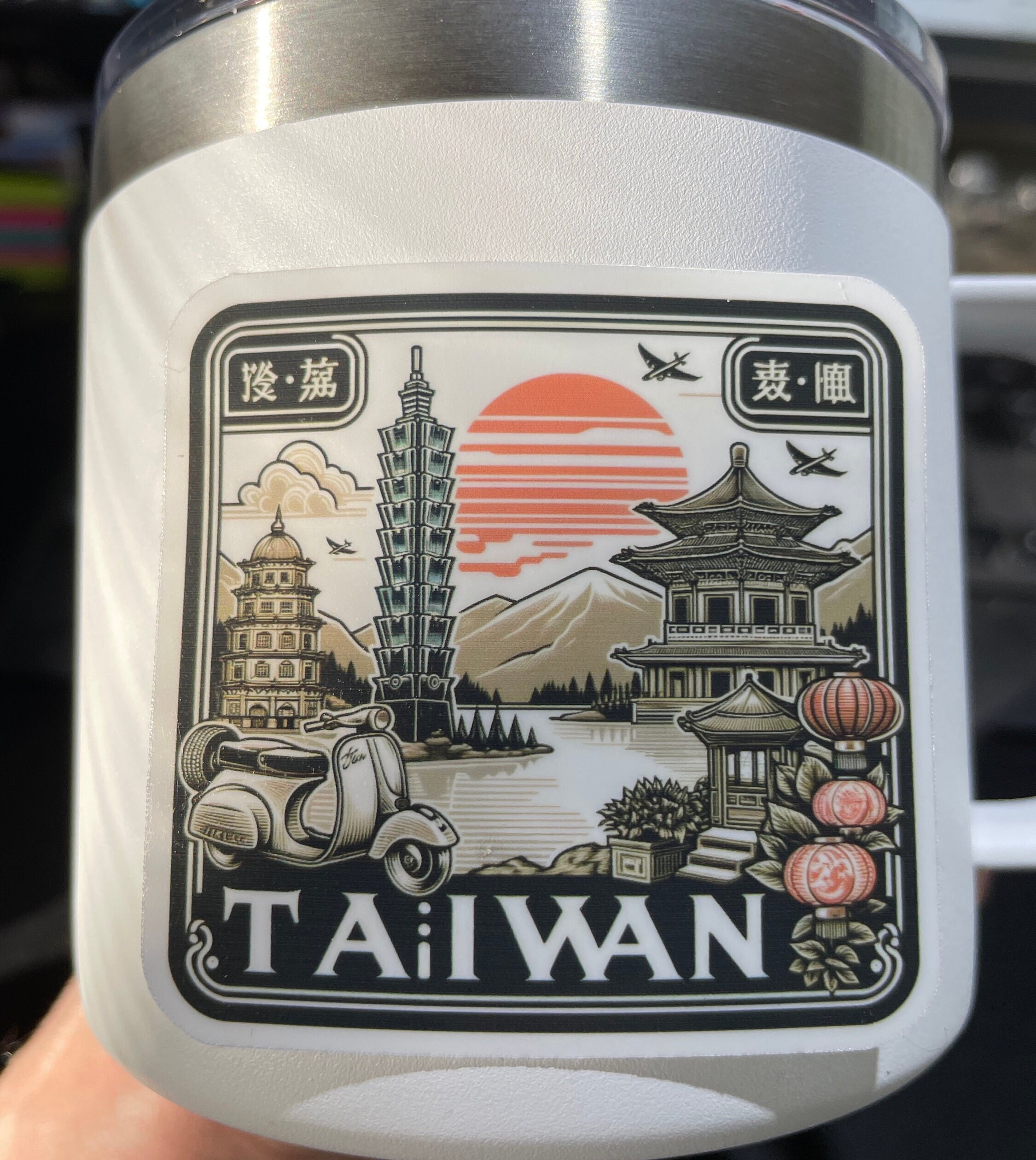 Taiwan, Stickers, Weatherproof Sticker, Travel Journal, Suitcase ...