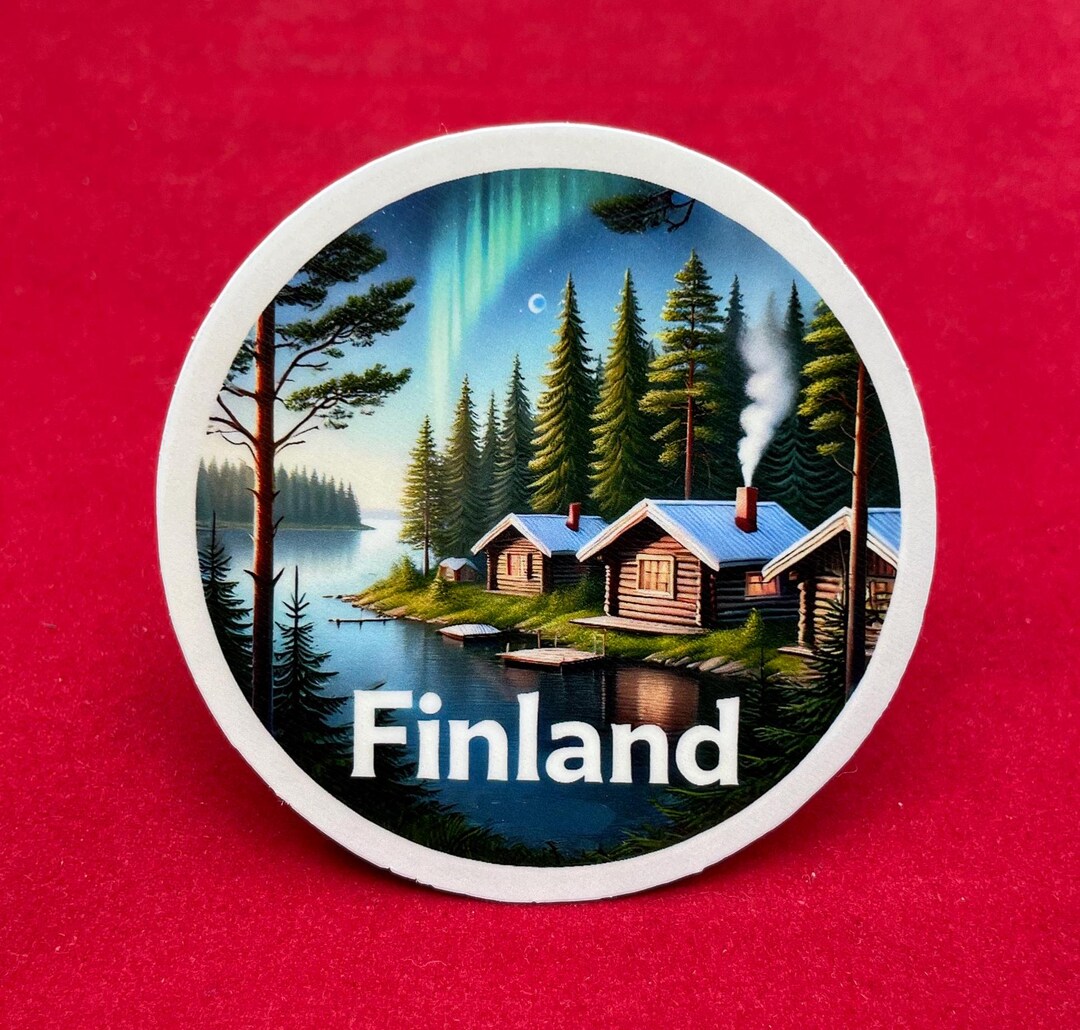 Finland, Stickers, Weatherproof Sticker, Travel Journal, Suitcase ...