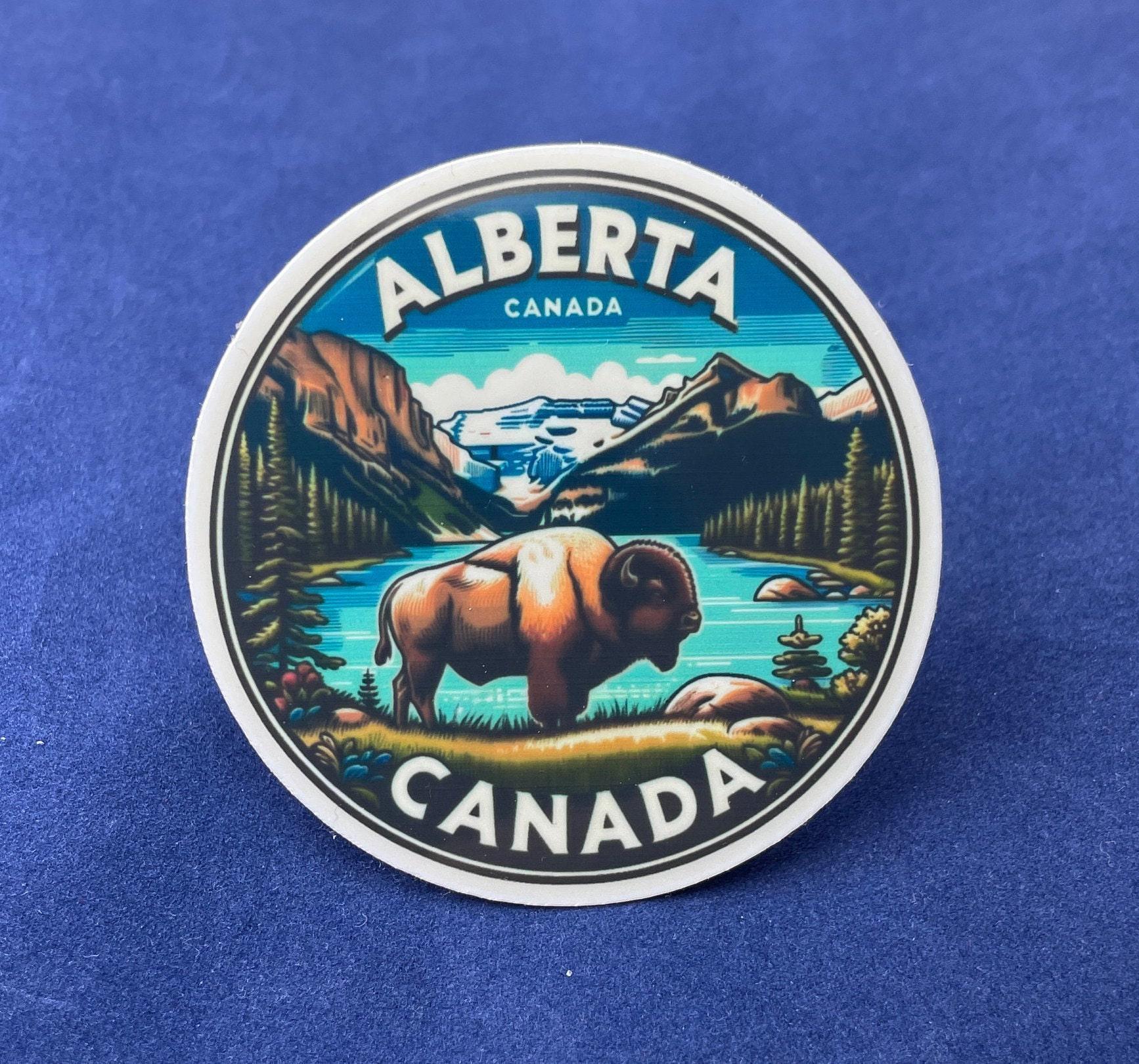 Alberta, Canada, Stickers, Weatherproof Sticker, Travel Journal ...